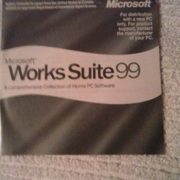 Microsoft | Media | Microsoft Works Suite 99 Value Pack | Poshmark